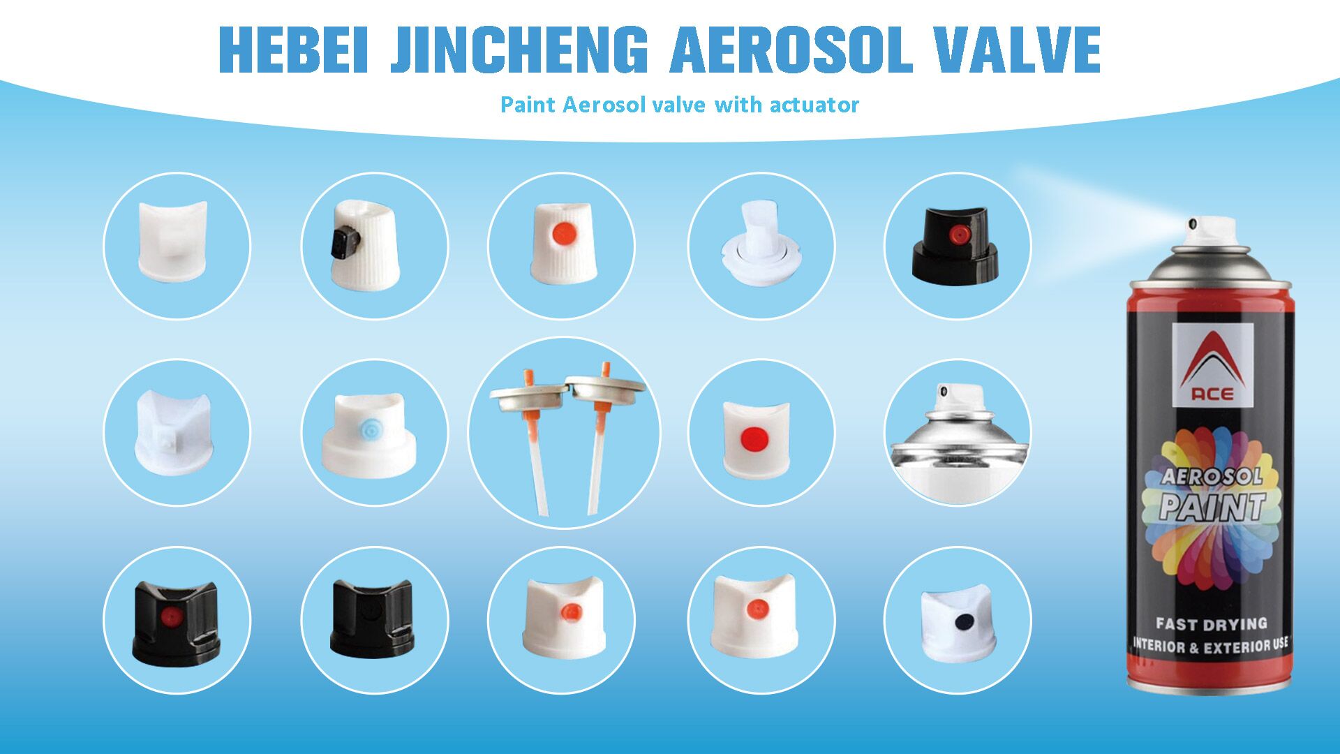 Paint aerosol spray valve (JC-3406) - Buy paint Spray Valve, Paint ...